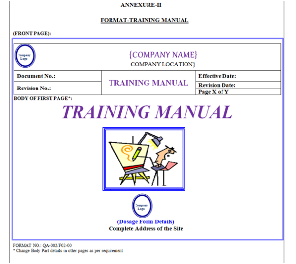 Preparation of Site Master File, Manuals and Master Plans (In ...