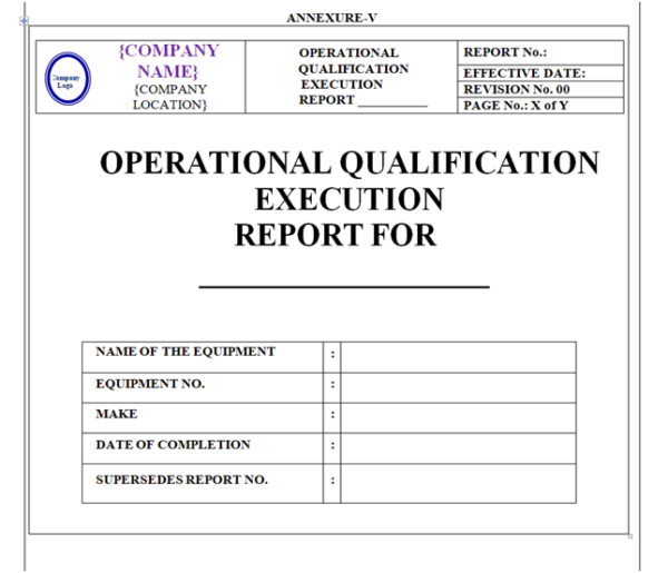 Standard Operating Procedure on Validation and Qualification Procedure ...