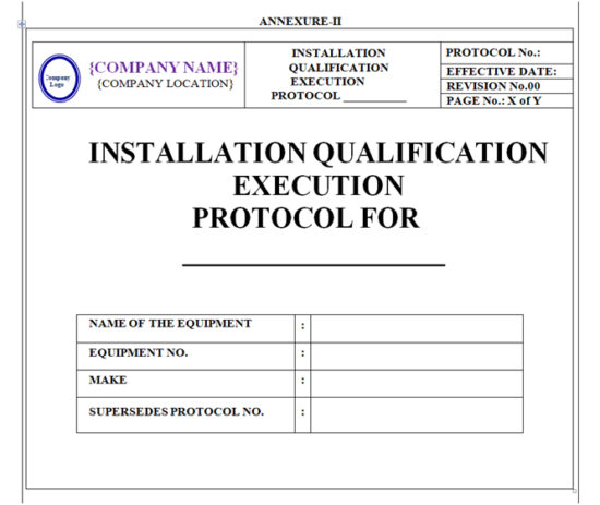 Standard Operating Procedure on Validation and Qualification Procedure ...