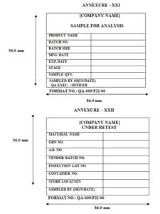 STATUS LABELING – PharmaGuideHub