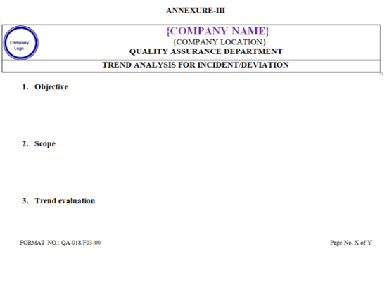 STANDARD OPERATING PROCEDURE FOR THE HANDLING OF DEVIATIONS AND INCIDENTS – PharmaGuideHub
