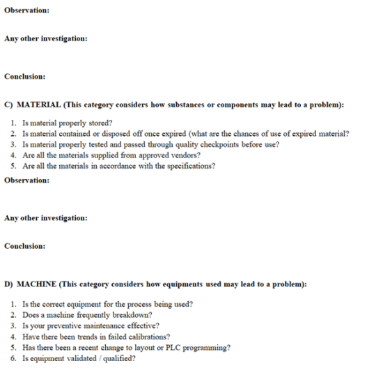 STANDARD OPERATING PROCEDURE FOR INVESTIGATION IN PHARMACEUTICAL INDUSTRY – PharmaGuideHub