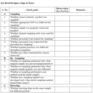 Standard Operating Procedure for Out of Specification (OOS) Results ...