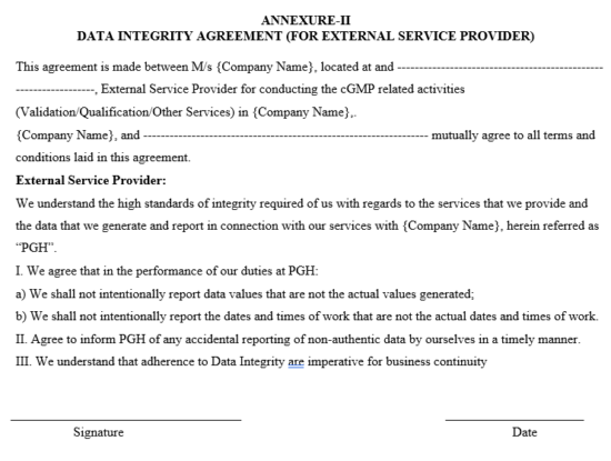DATA INTEGRITY AND TECHNICAL ETHICS MONITORING IN PHARMACEUTICAL ...