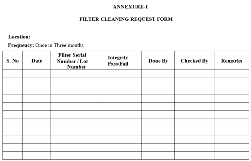 INTEGRITY TEST FOR VENT FILTERS IN PURIFIED WATER SYSTEM – PharmaGuideHub