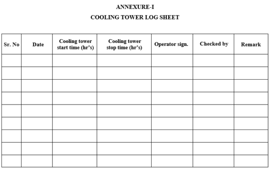 OPERATION OF COOLING TOWER – PharmaGuideHub