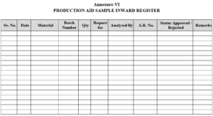 REGISTRATION OF SAMPLES IN QUALITY CONTROL – PharmaGuideHub