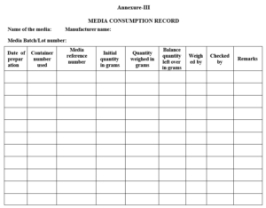 RECEIPT, STORAGE AND HANDLING OF MICROBIOLOGICAL CULTURE MEDIA ...