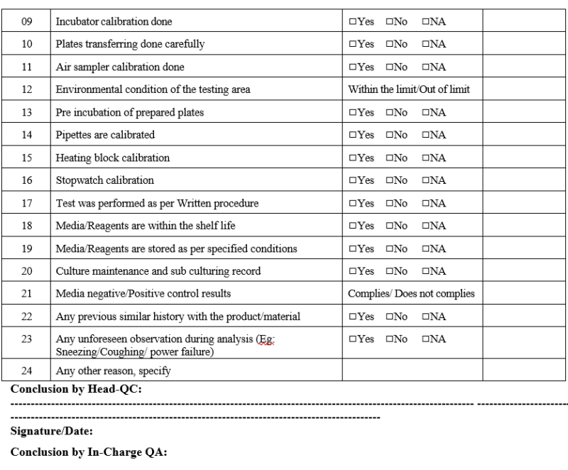 INVESTIGATION OF OUT OF SPECIFICATION TEST RESULTS (OOS) IN ...