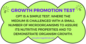 GROWTH PROMOTION TEST – PharmaGuideHub