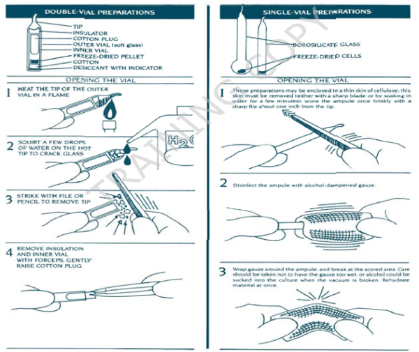 PROCEDURE FOR PROCURING, SUBCULTURING & MAINTENANCE OF CULTURES ...