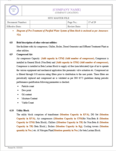 SITE MASTER FILE (SMF) – PharmaGuideHub