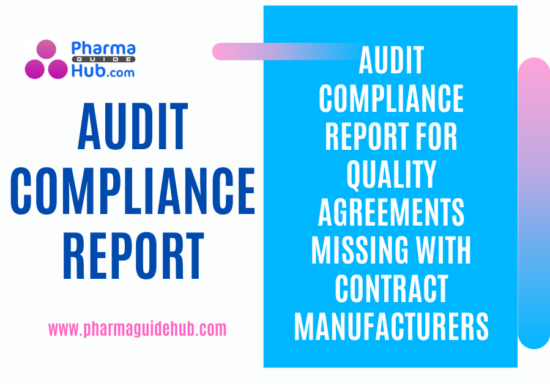 AUDIT COMPLIANCE REPORT FOR QUALITY AGREEMENTS MISSING WITH CONTRACT ...